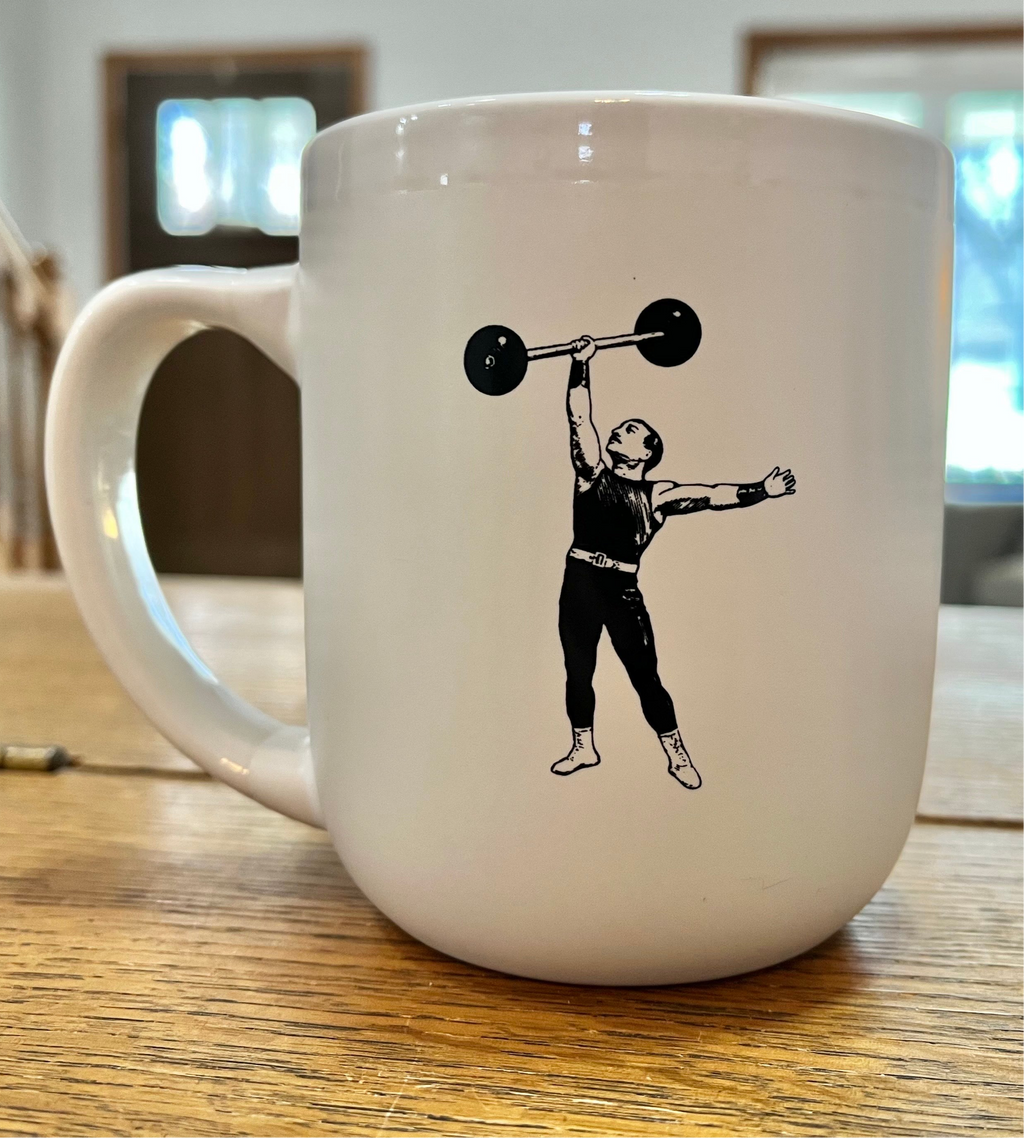 STRONGMAN MUG – WORK HARD SNACK HARD