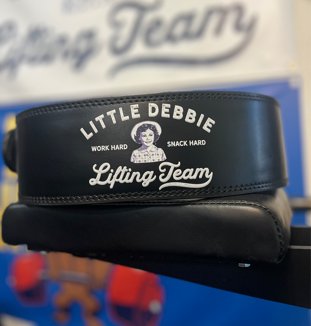 LITTLE DEBBIE LIFTING TEAM BELT – WORK HARD SNACK HARD