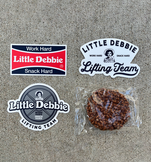 OG Logos Little Debbie Sticker Pack (3) – WORK HARD SNACK HARD